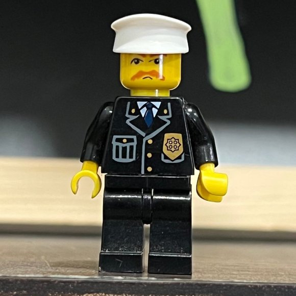 Lego | Toys | Lego City Police Minifigure With Orange Mustache And ...